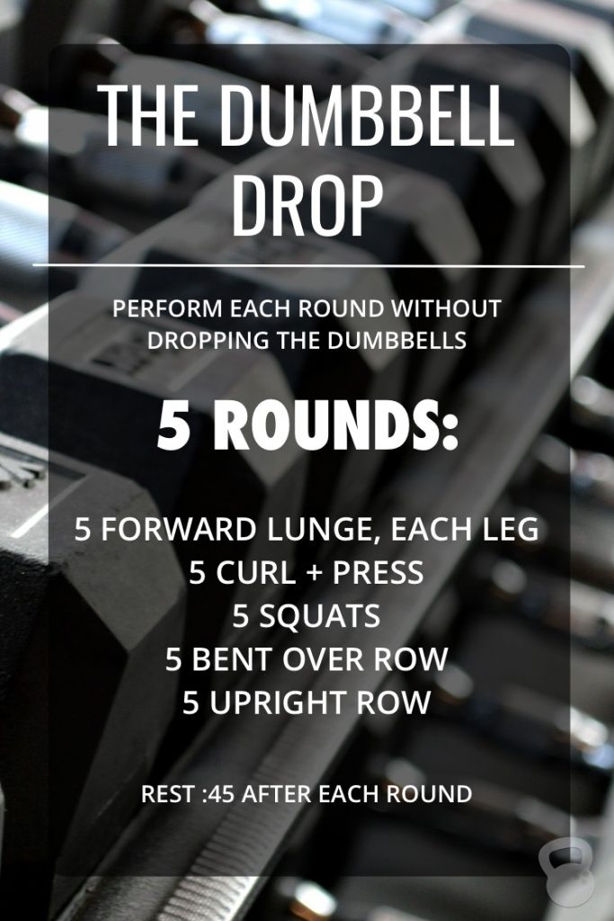 The Dumbbell Drop Workout - Coconuts & Kettlebells