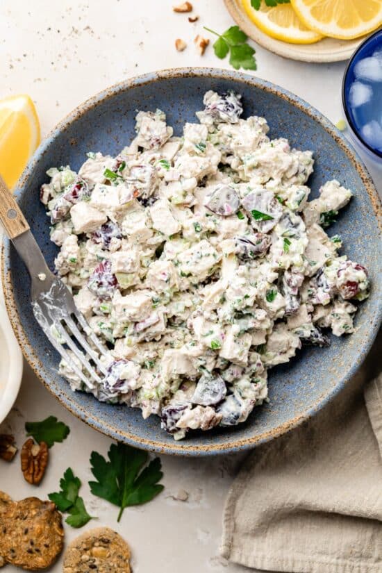 High Protein Chicken Salad - Coconuts & Kettlebells