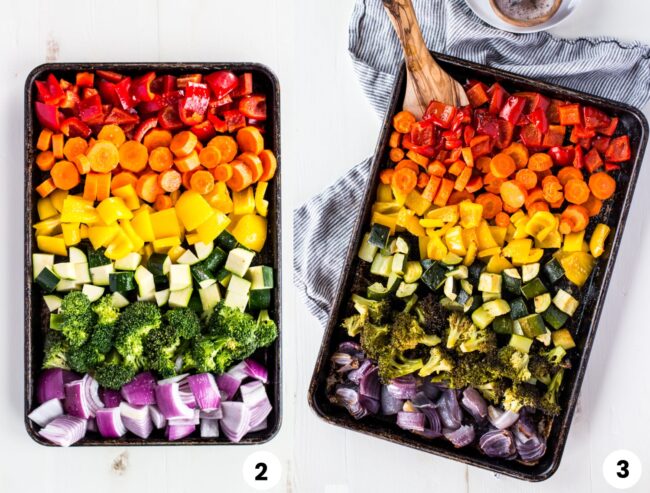 Sheet Pan Roasted Vegetables - Coconuts & Kettlebells