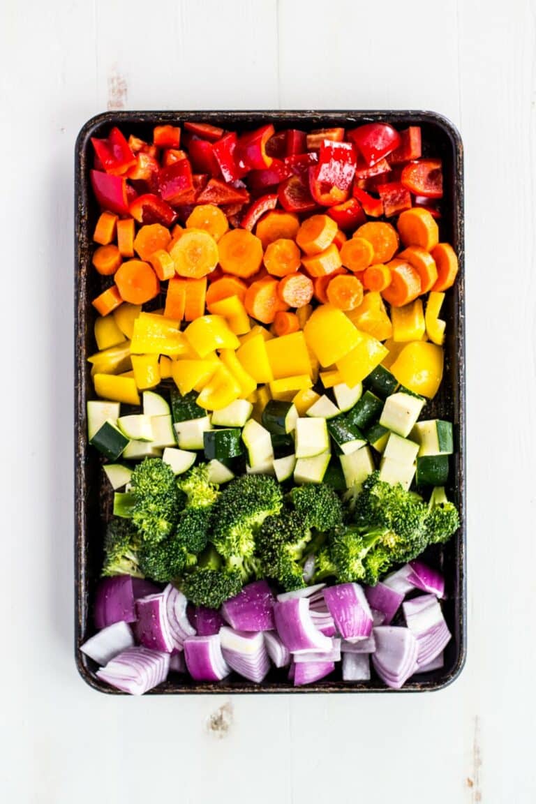 Roasted Sheet Pan Veggies - Coconuts & Kettlebells