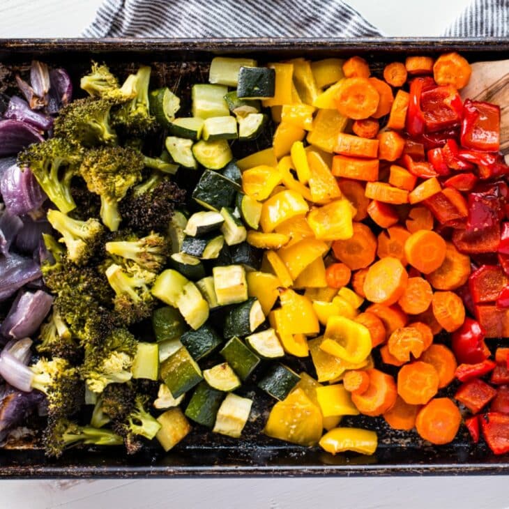 Sheet Pan Roasted Vegetables - Coconuts & Kettlebells