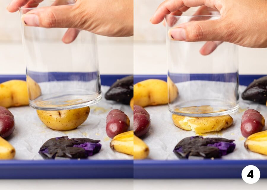 Smashed Fingerling Potatoes - Coconuts & Kettlebells