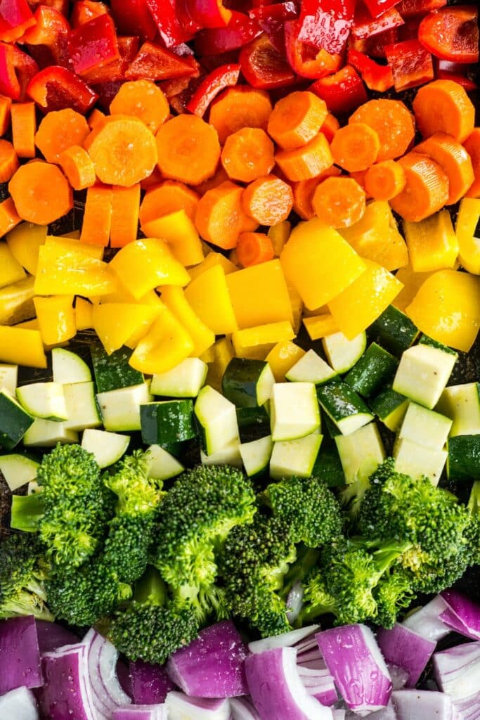 Roasted Sheet Pan Veggies - Coconuts & Kettlebells